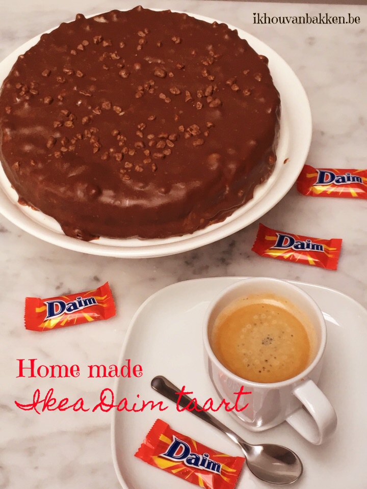 Ik hou van bakken: Home made Ikea Daim taart (glutenvrij)