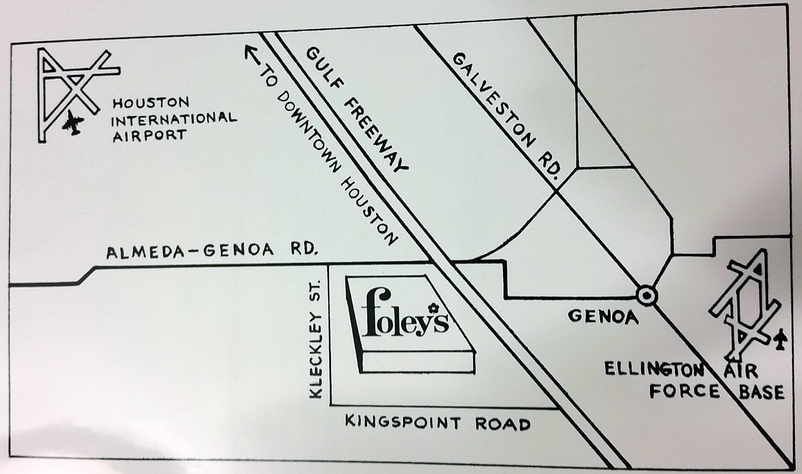 South Belt Houston Digital History Archive: UH Foley's Archives: Almeda ...