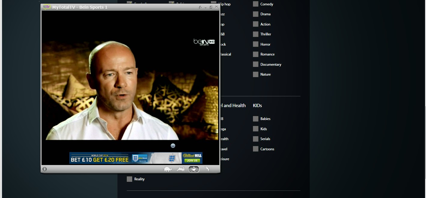 برنامج مجانى لمشاهدة بين سبورت وكل قنوات العالم والنايل سات بدون تقطيع ...