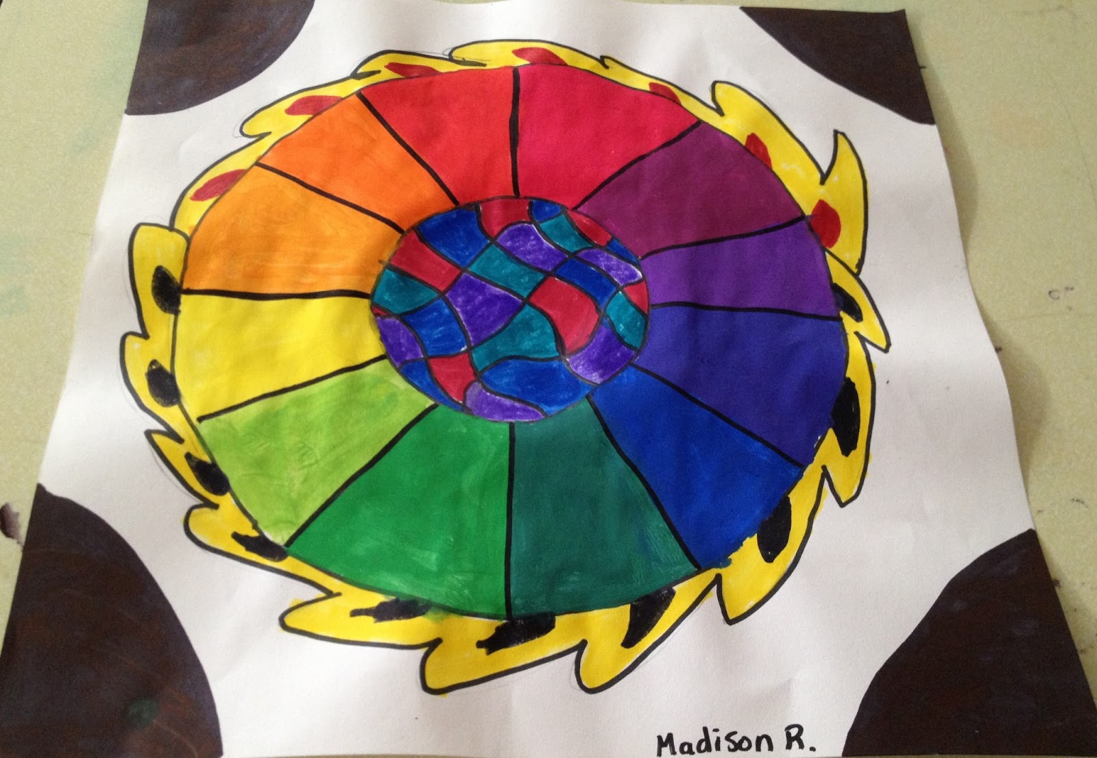 Nichols Art 2012-2013: 5th Grade Color Wheel