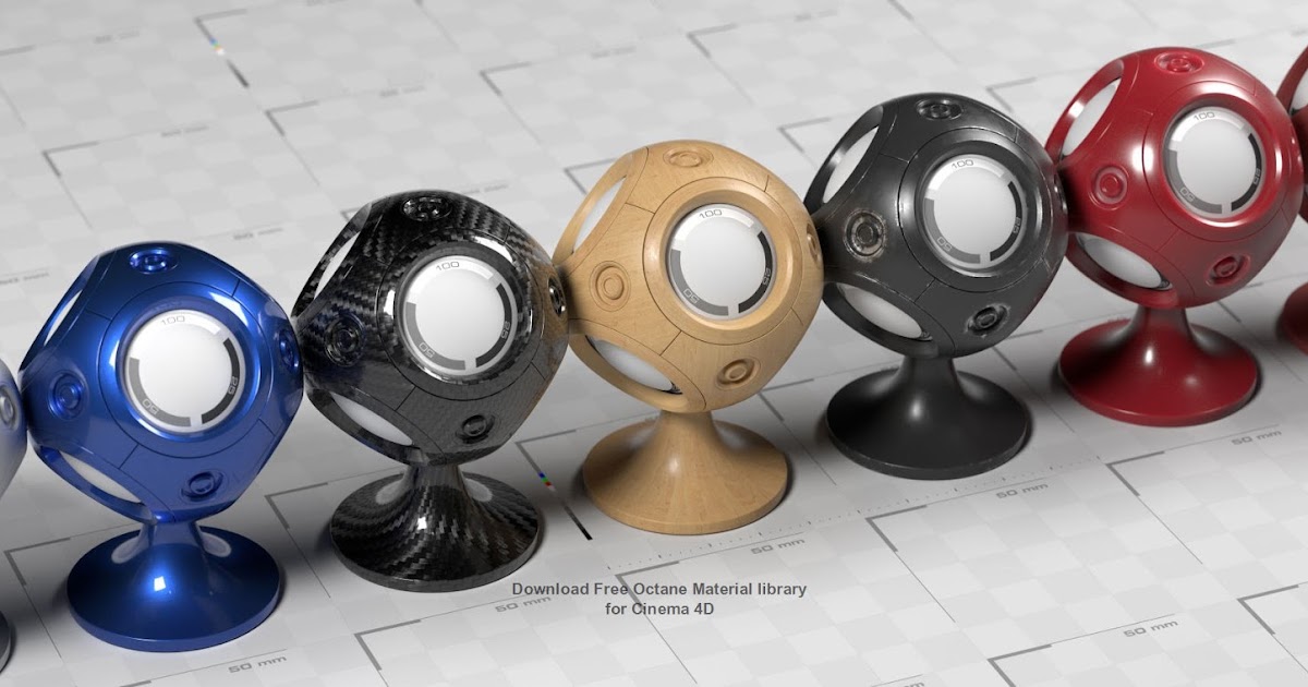 Download Free Octane Material library for Cinema 4D | Computer Graphics Daily News