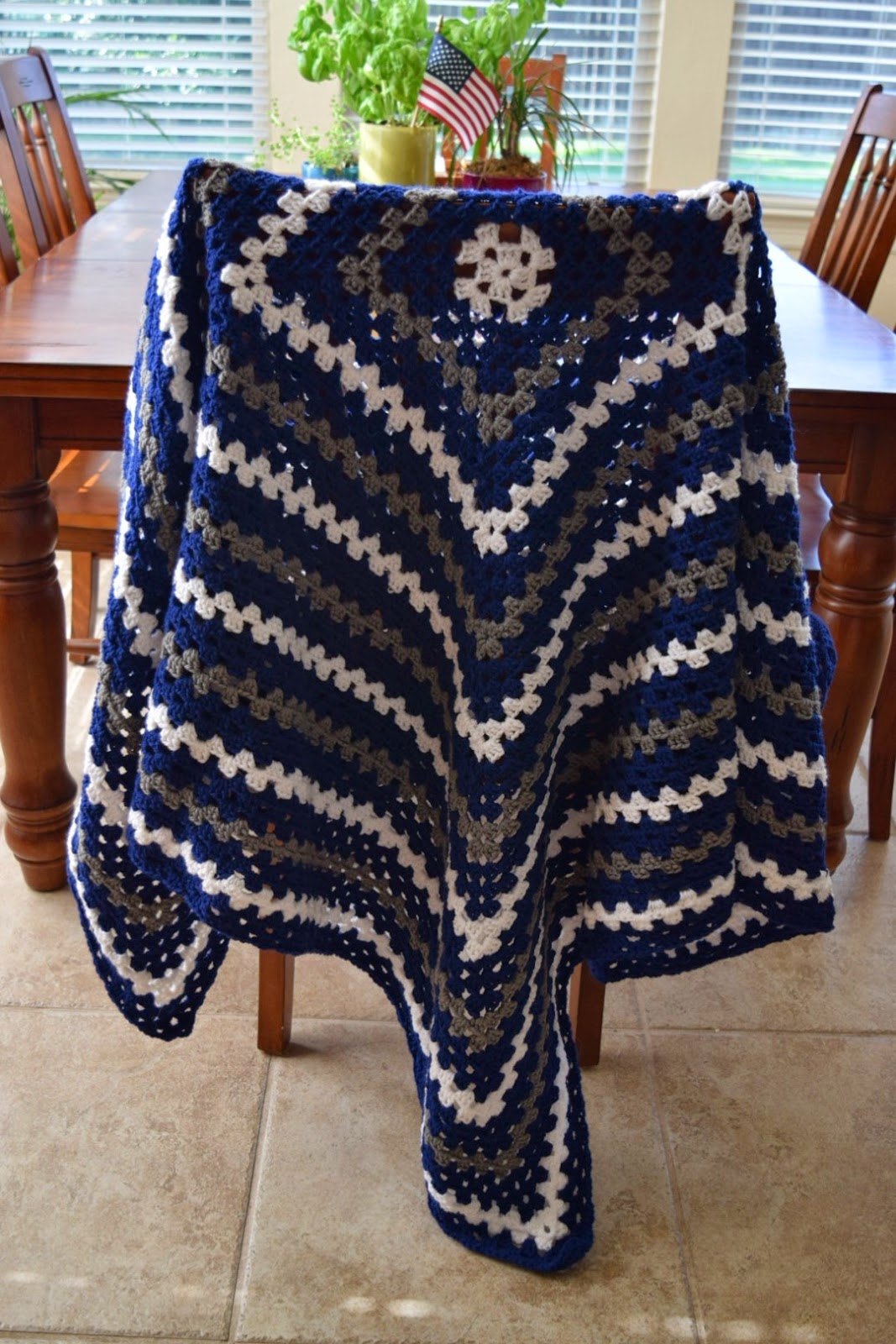 All Things Chateau de Savoy: Crochet Granny Square Lap Blanket in ...