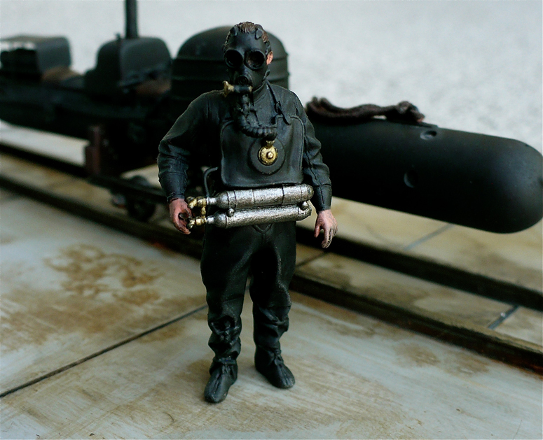 The Great Canadian Model Builders Web Page!: SLC 200 Maiale Human Torpedo