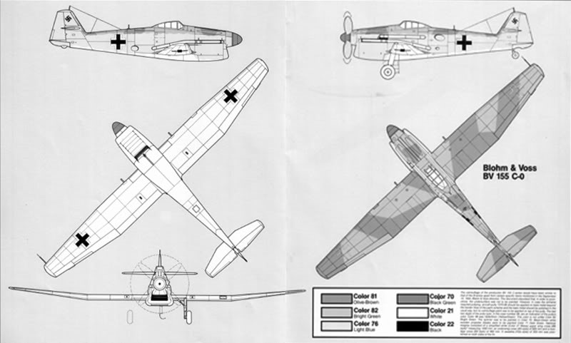 Luftwaffe Lovers: Blohm und Voss Bv155 – Some interesting facts. Part 2 ...