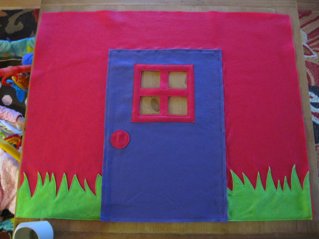Card Table Felt Playhouse: Phase 1
