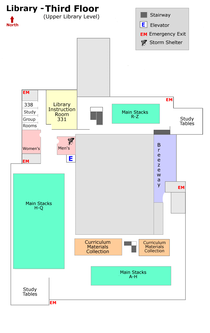 Small Group 1: Library Floor Plan (1st Floor=basement/2nd Floor=main ...