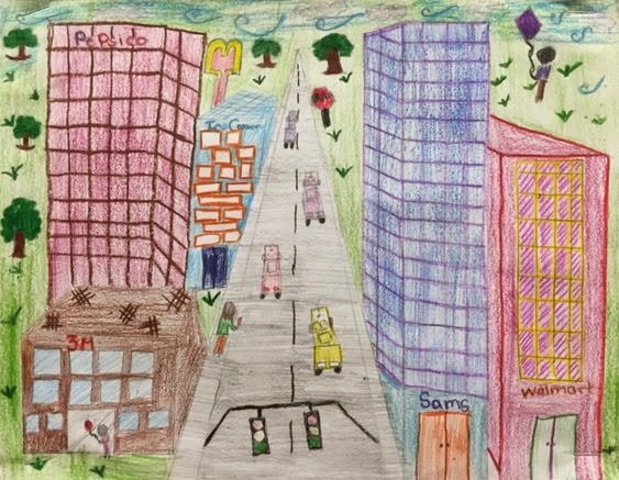 Mrs. Nhu's Oakdale Art Class: 1-Point Perspective Cityscapes