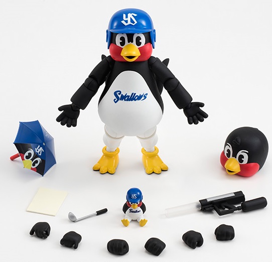 Super Punch: Yakult Swallows Mascot deluxe action figure