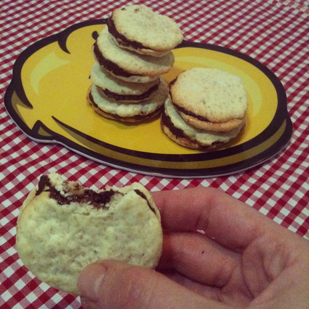 Gabakery: BOLACHA RECHEADA LOW CARB