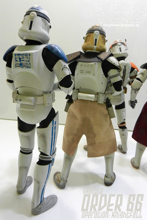toyhaven: Sideshow 1/6 scale Shock Trooper, Commander Bacara, Cody, Bly ...