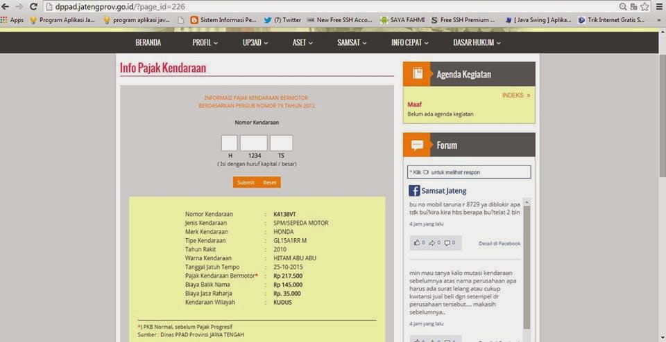 CARA MENGETAHUI INFORMASI IDENTITAS KENDARAAN ANDA SECARA ONLINE ...