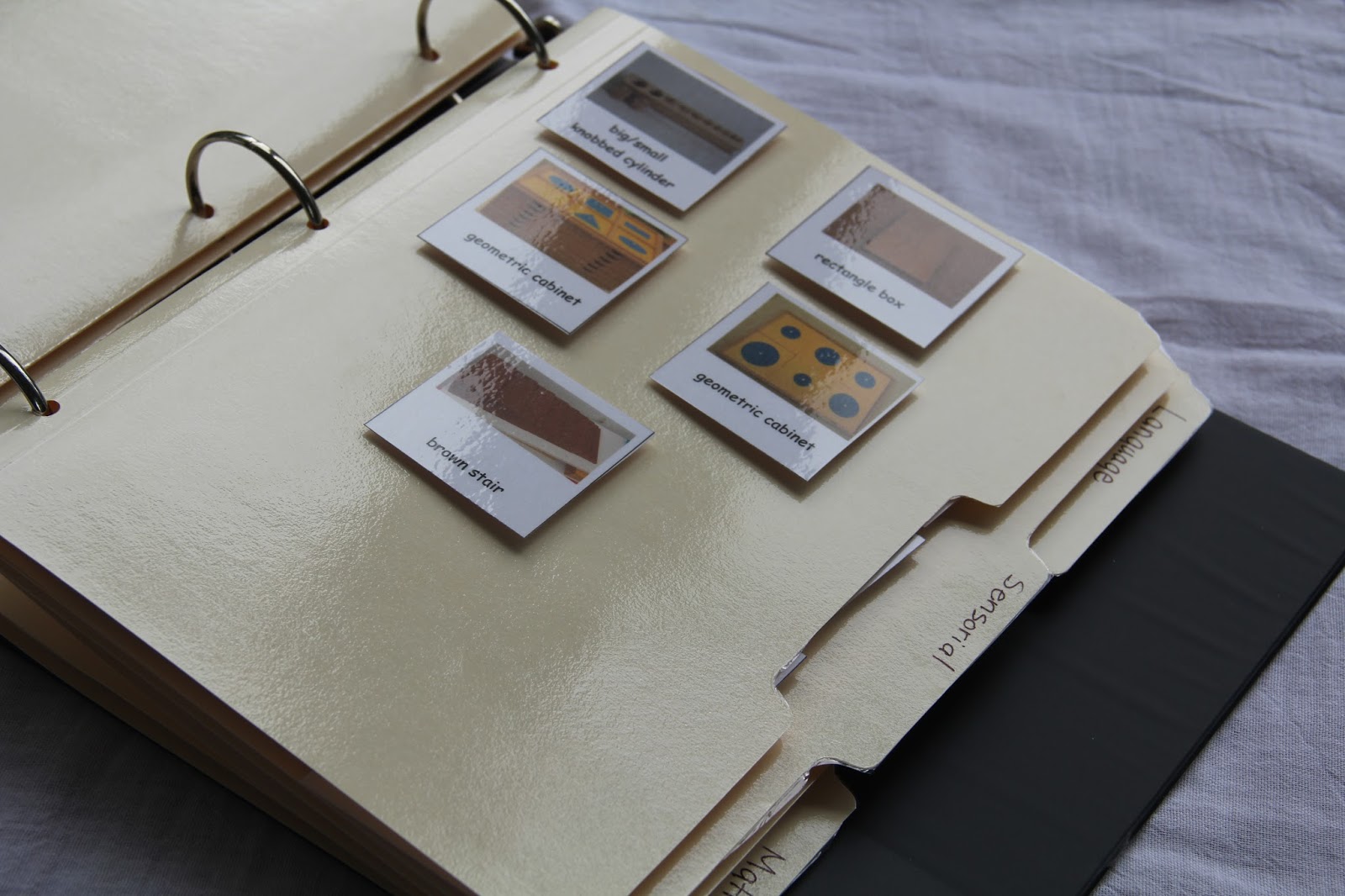 Simplysewn: Visual Schedule Cards for the Montessori Classroom