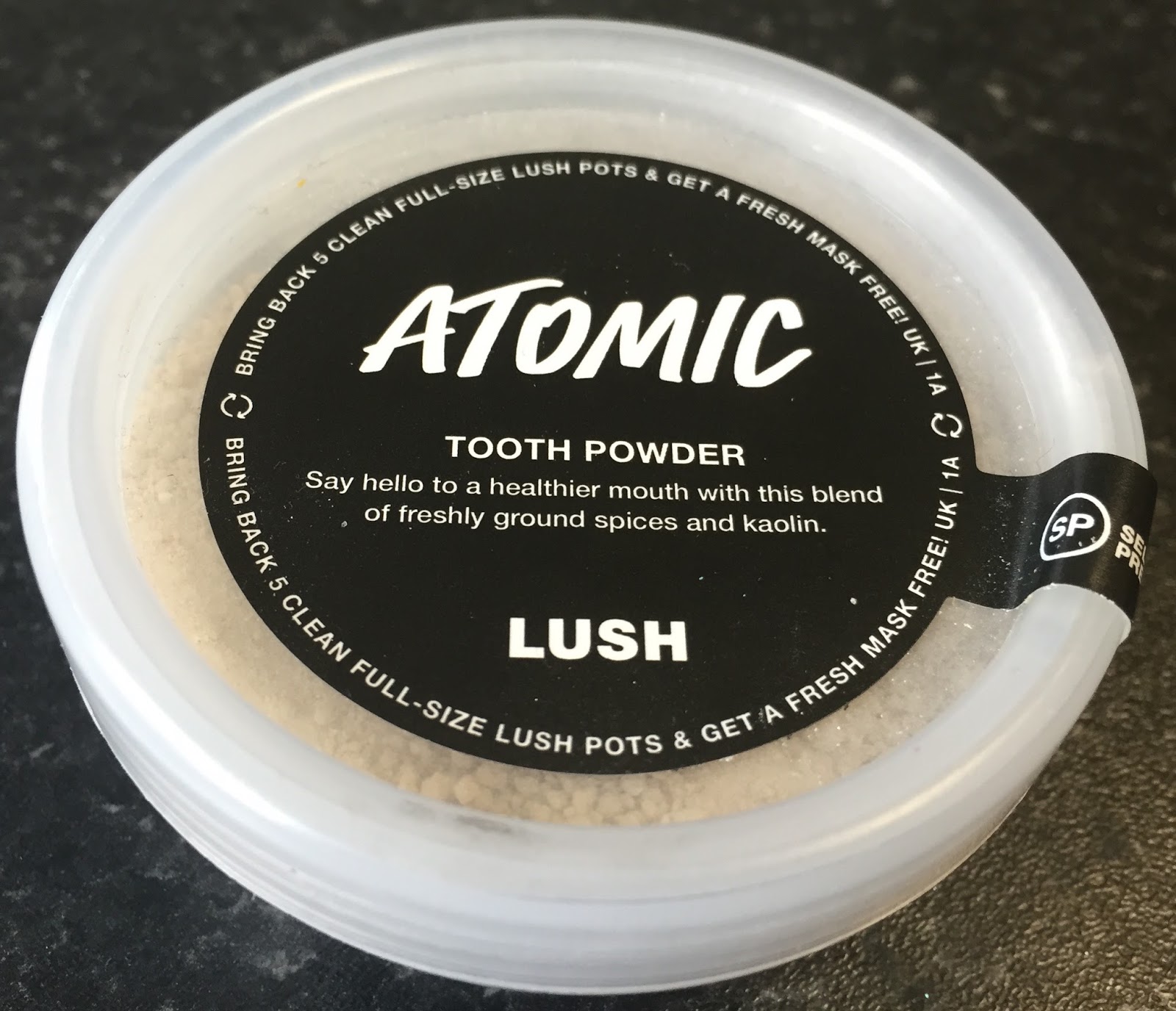All Things Lush UK: Atomic Tooth Powder