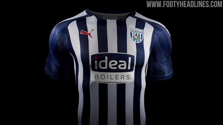 West Bromwich Albion 19-20 Home Kit Released - Footy Headlines