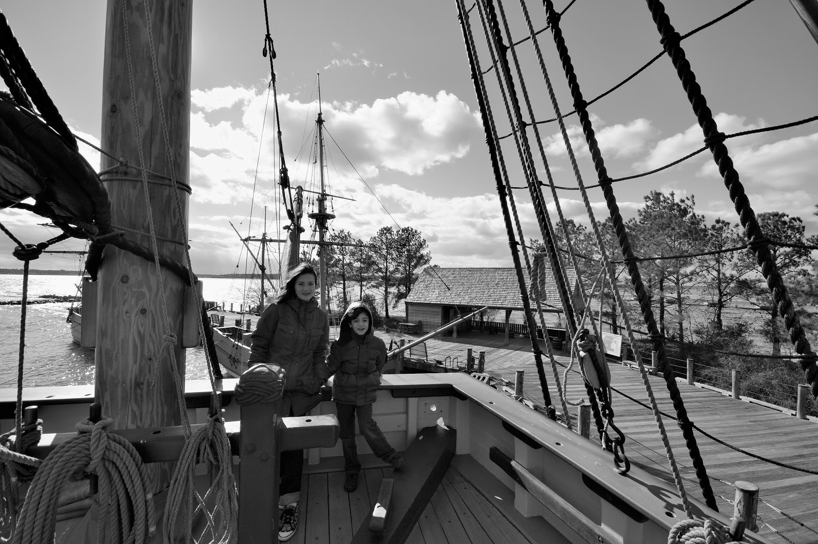 The Hermit Crabs Homeschool: Visiting the Susan Constant