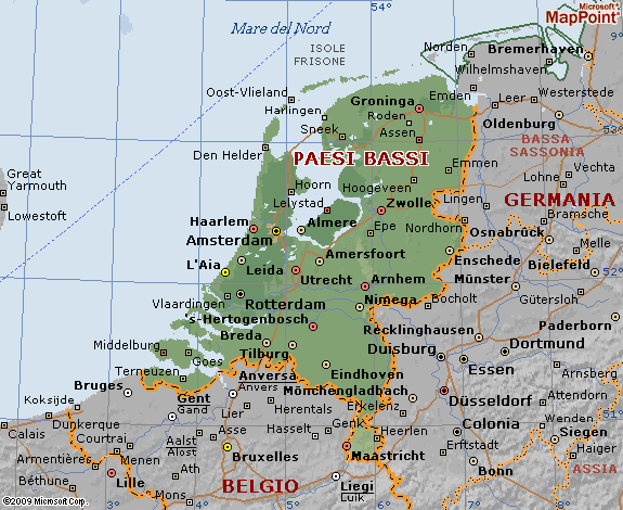 Cartina Muta Dei Paesi Bassi