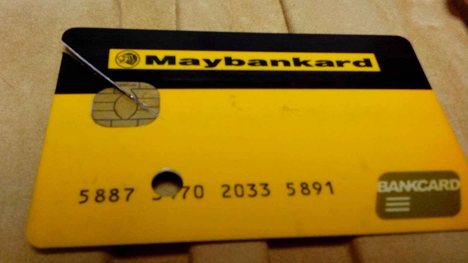 LOVEISCINTA: Maybankard & Cheque...