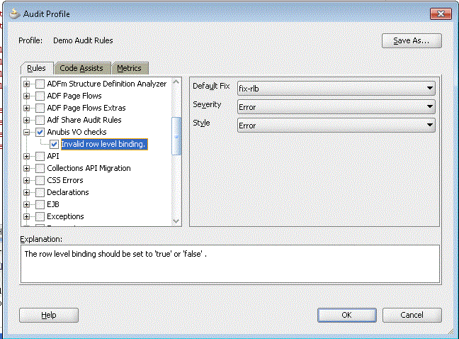 Jonas de Graaff weblog: ADF 11g: create your own audit-rules and ...