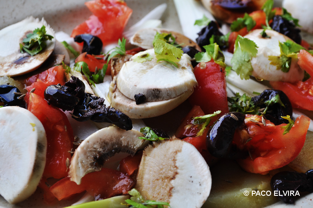 PACO ELVIRA: Recetas de cocina. Ensalada improvisada