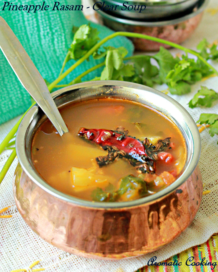 Aromatic Cooking: Pineapple Rasam/ Clear Soup