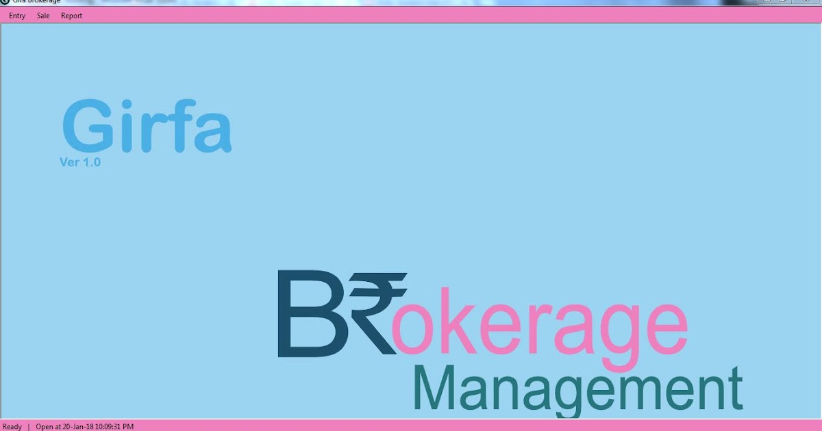 Girfa : Student Help: Brokerage Management Software VB