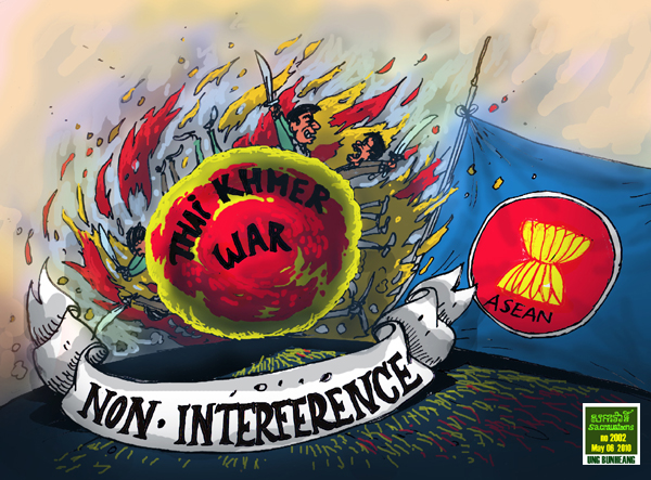 KI Media: Sacrava's Political Cartoon: Non-Interference