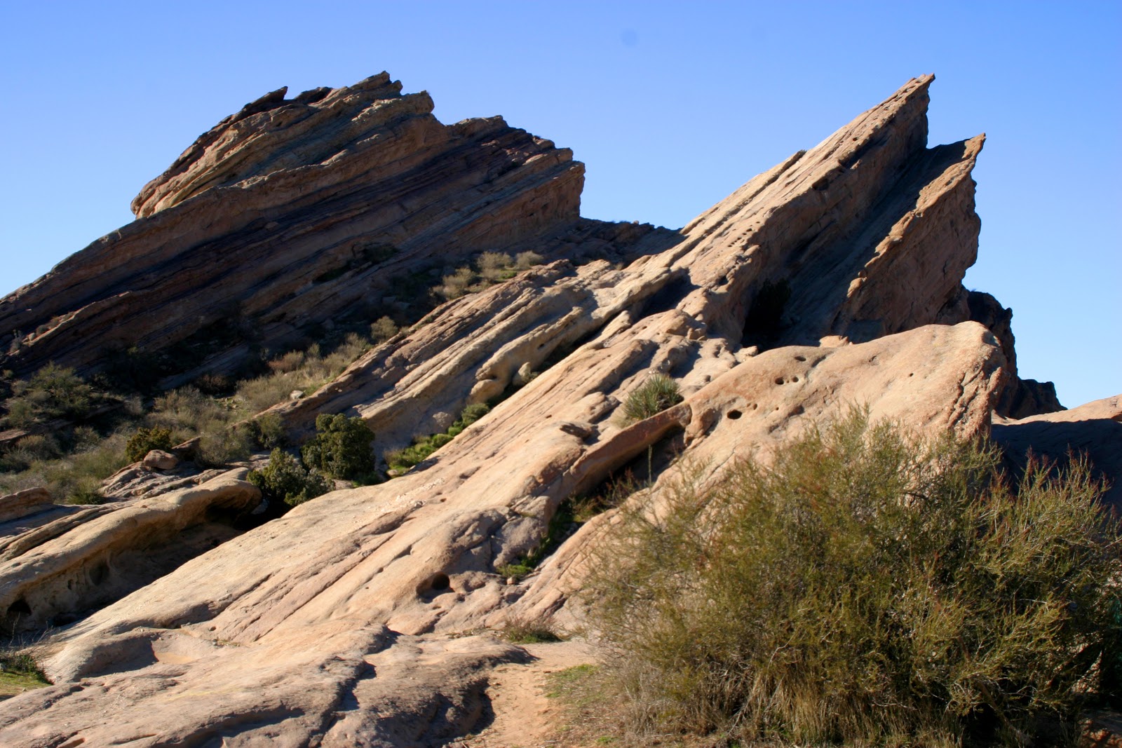 Dan and Eileen on the go: Vasquez Rocks