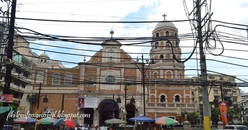 Philippine Confessions Schedule: Sta. Cruz Church - Manila - NCR