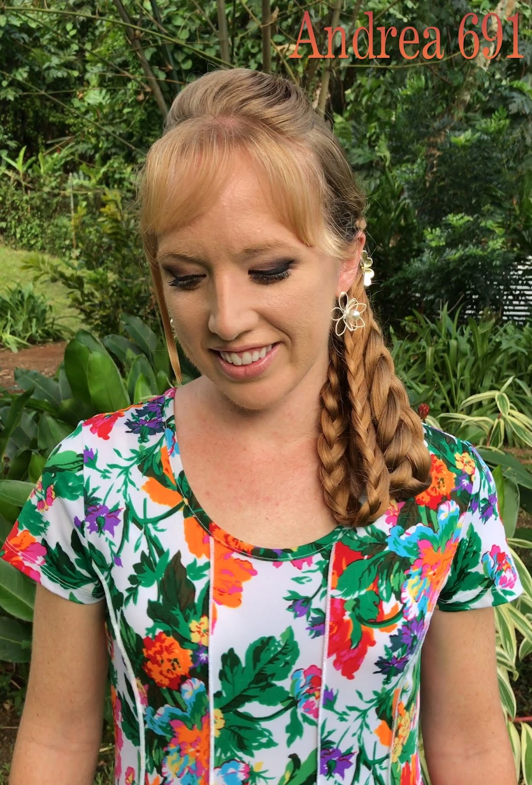 Braids & Hairstyles for Super Long Hair: 4-strand side braid