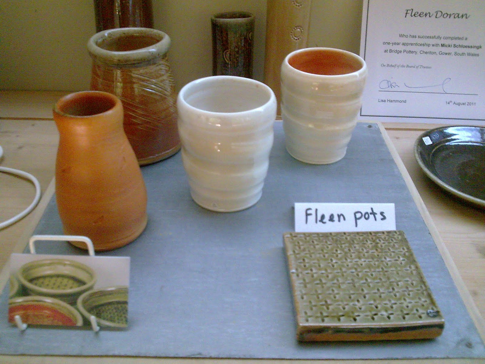 "ook?!": South Wales Potters at Bridge Pottery, Cheriton, Gower