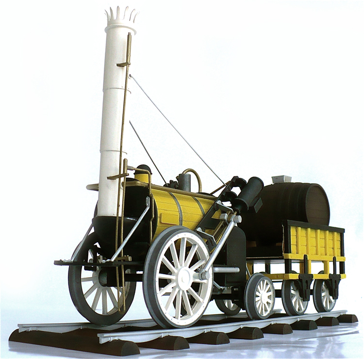 The Great Canadian Model Builders Web Page!: 1829 Stephenson Rocket