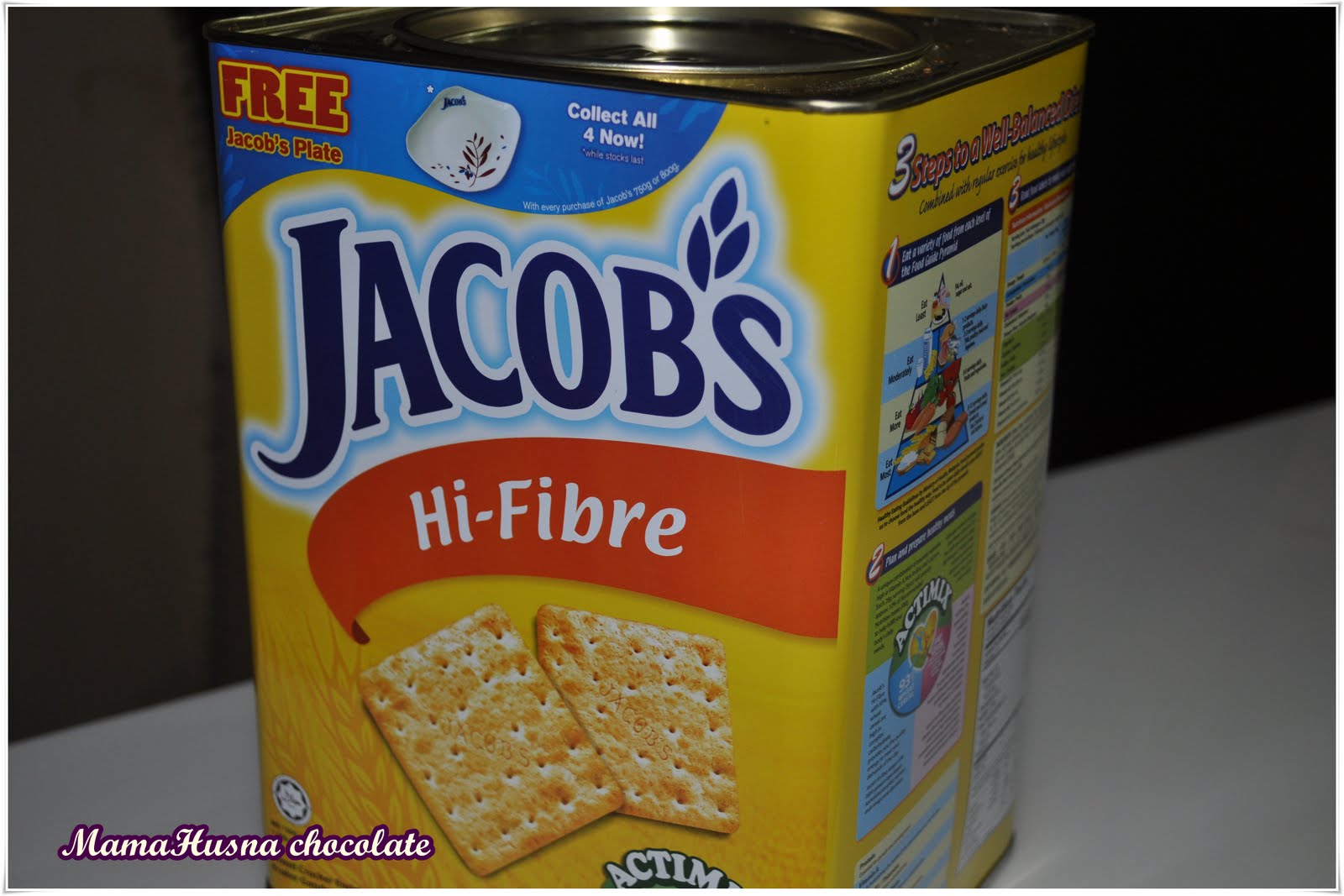 MamaHusna Chocolate: Jacob biscuit wif choc jem(jem choc resepi mama ...