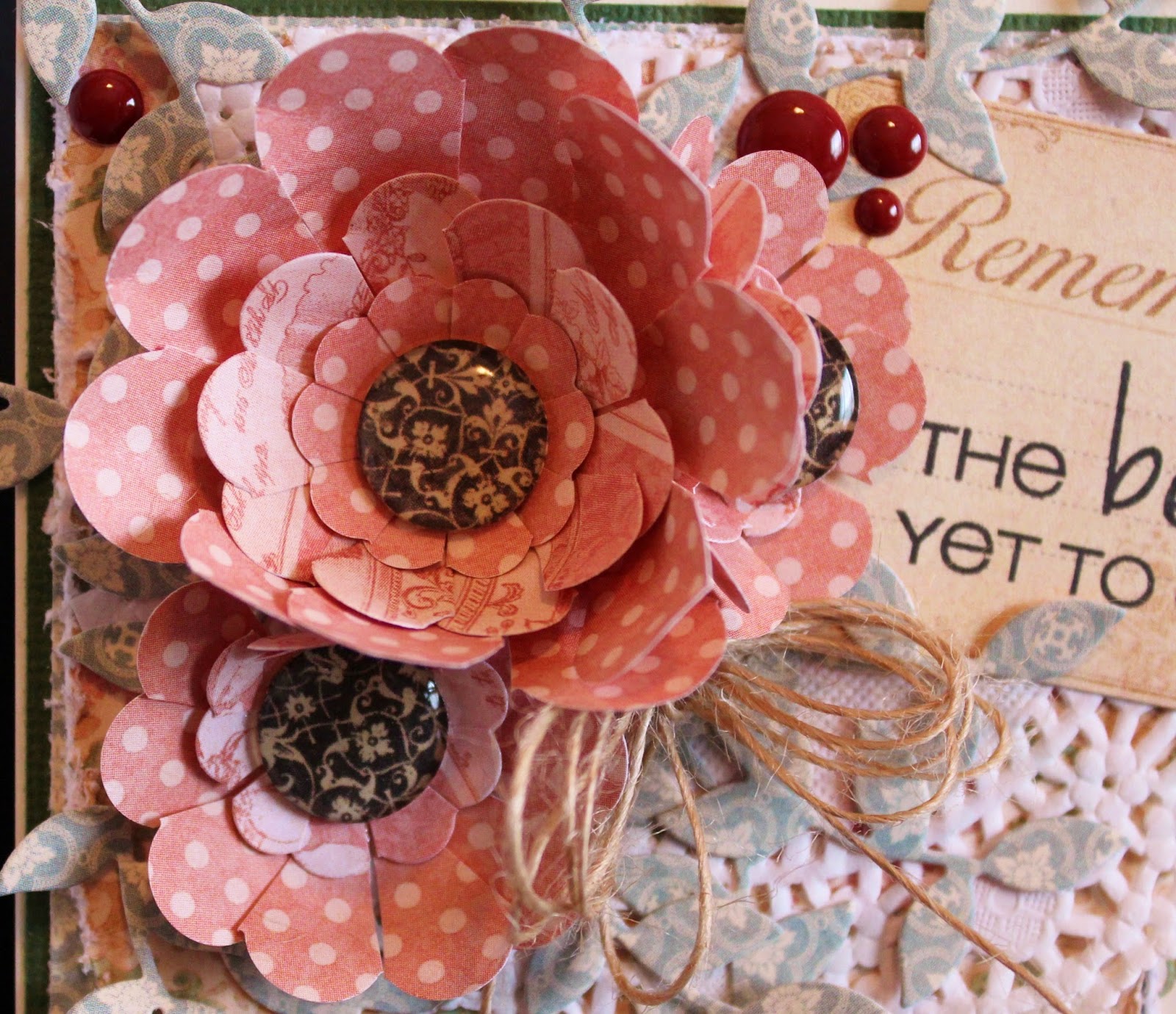 Pam Bray Designs: A Girl with Flair: The Best is Yet To Come Card with ...