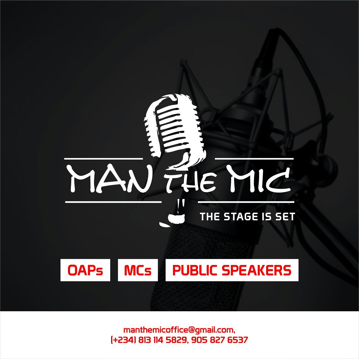 Man the Mic is ready for you. Build your potentials. Pick a form