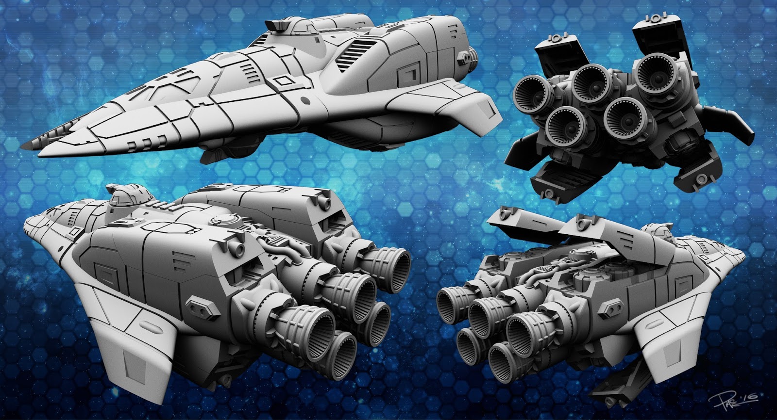 DREW PACE PORTFOLIO: SHATTERED VOID MINIATURES - HUMANS