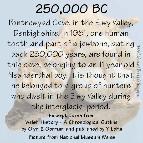 WelshnotBritish.com: Welsh History - A Chronological Outline