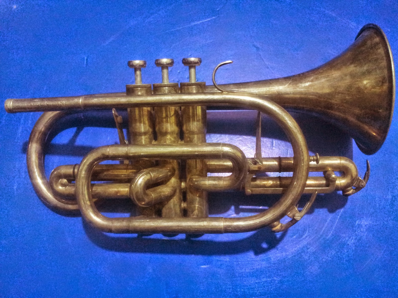 silvium antiques: Vintage Besson Trumpet; Made in England
