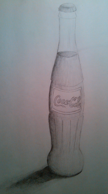 draw.: Vintage Coke Bottle