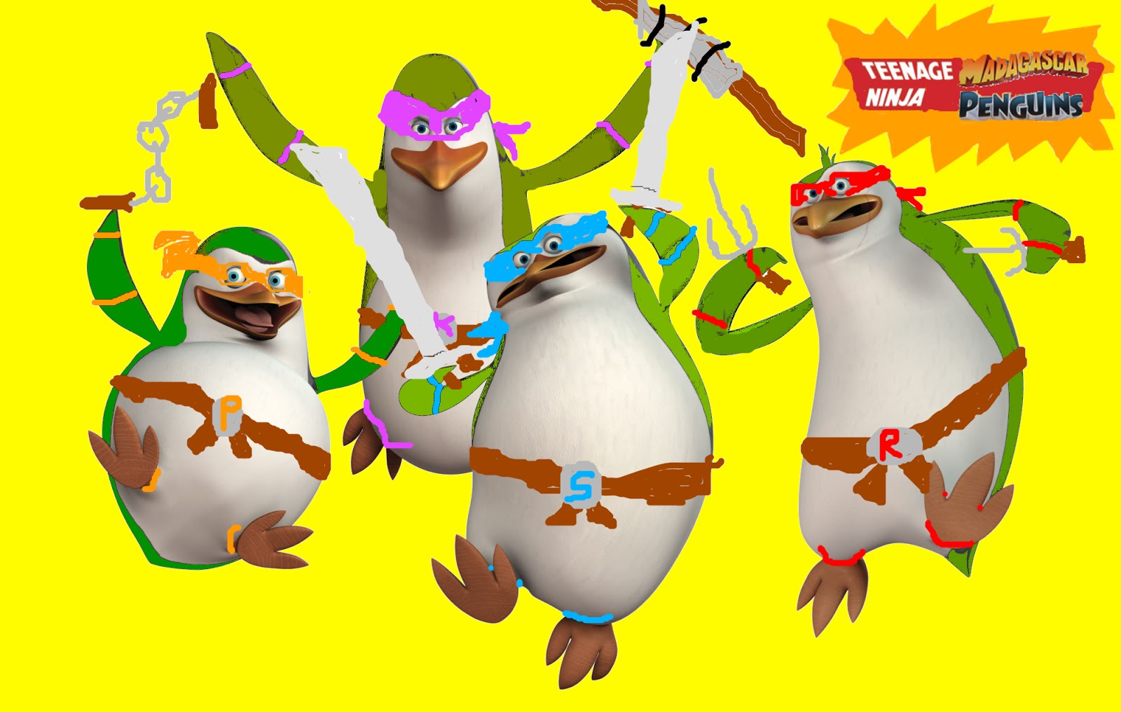 EDGO: Teenage Mutant Ninja Turtles / Penguins of Madagascar CROSSOVER