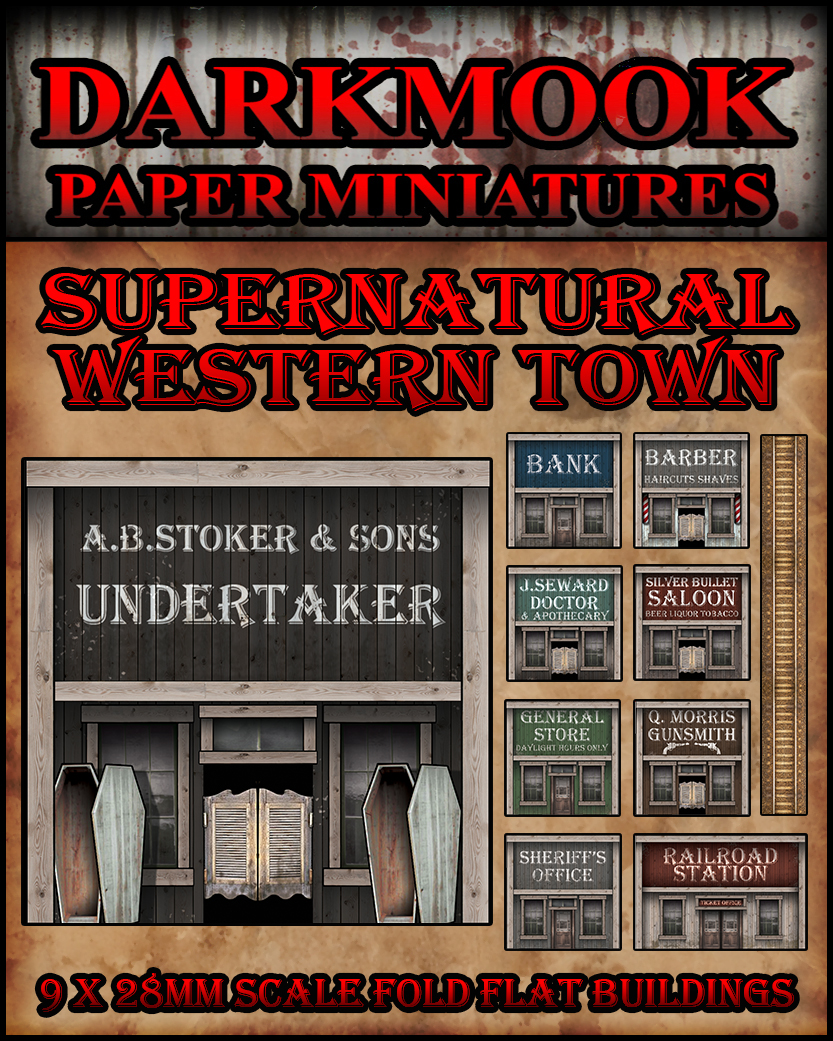 DARKMOOK MINIATURES: SUPERNATURAL WESTERN TOWN