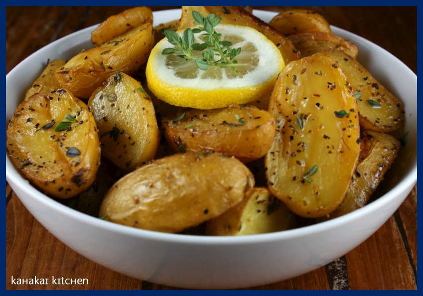 Kahakai Kitchen: Roast Lemon Potatoes (Patates Fournou Lemonates): A ...
