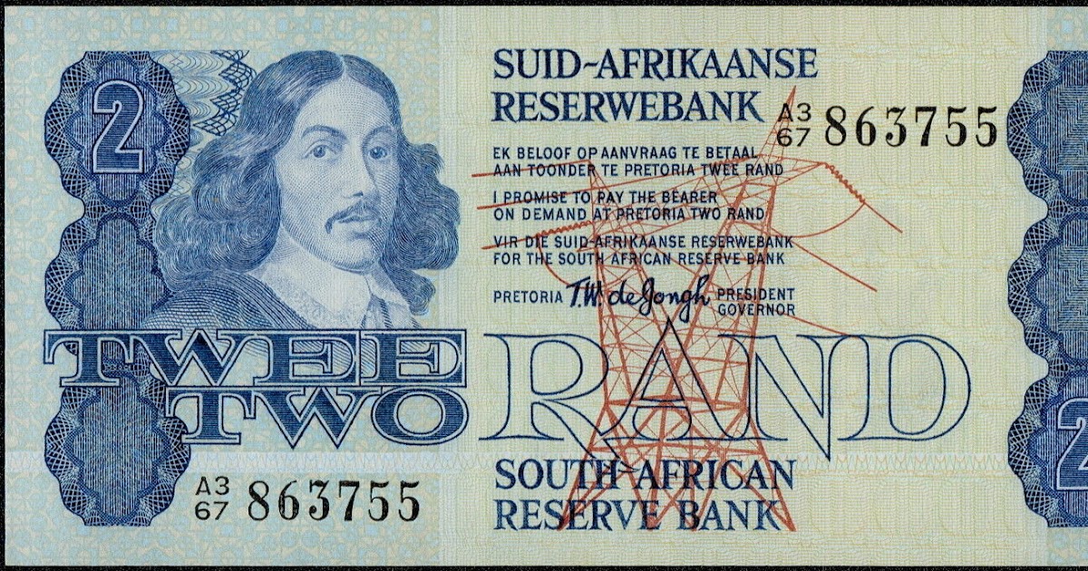My Currency Collection: South African Currency 2 Rand banknote 1978 Jan ...