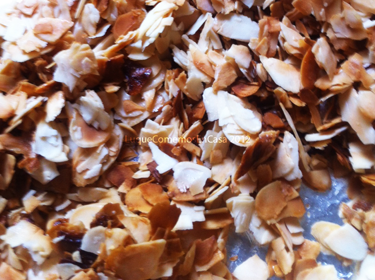 LuqueComemosEnCasa: Almendras Fileteadas Crujientes Dulces