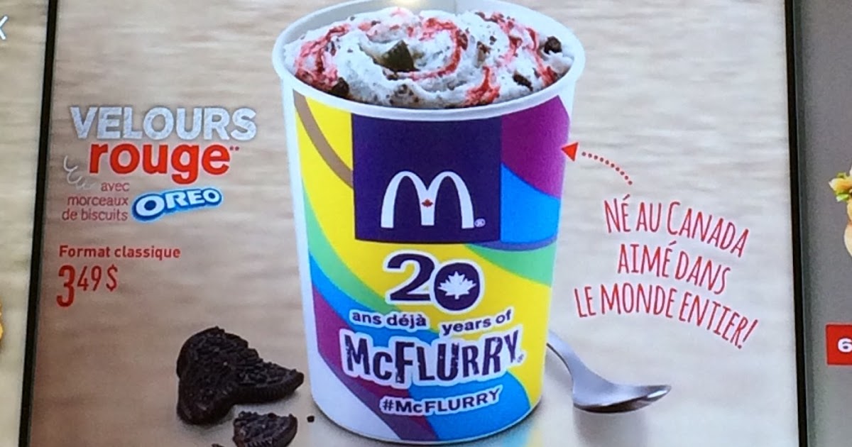 Red Velvet Oreo McFlurry From McDonald's / マクドナルドのレッドベルベットオレオ マックフルーリー ...