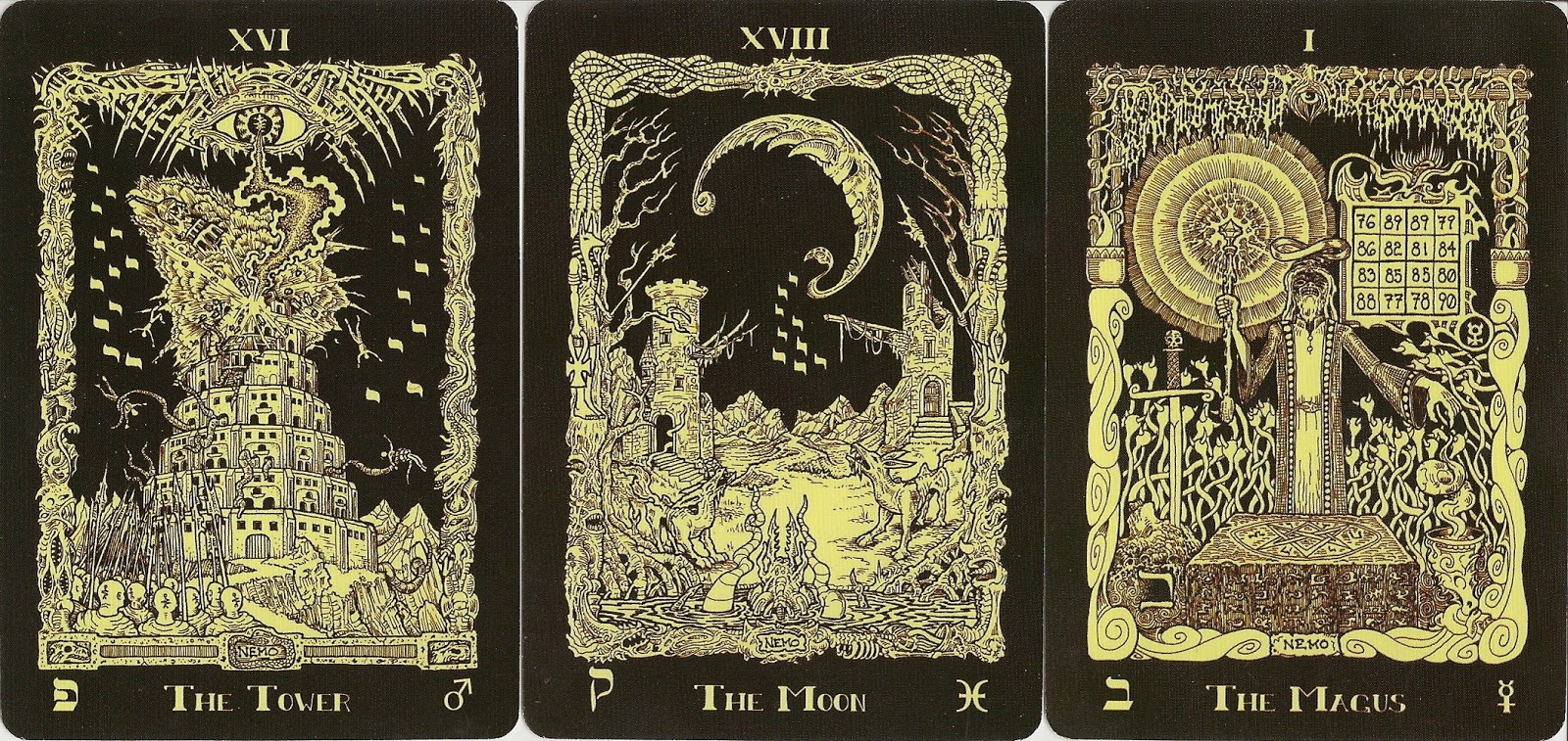 Eno's Tarots: The Book of Azathoth Tarot