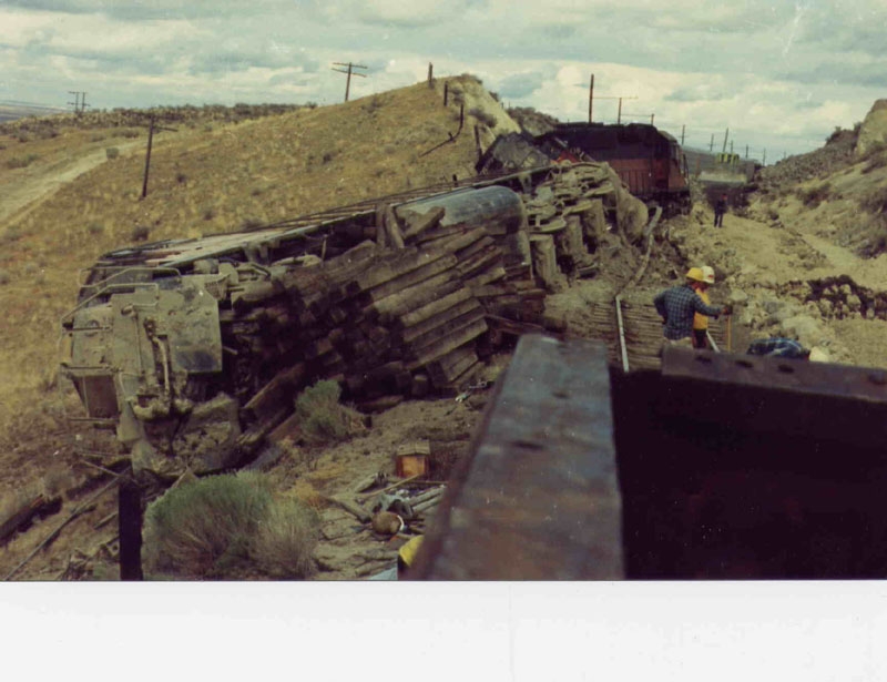 Big Bend Railroad History: 1976 Milwaukee Road Wreck
