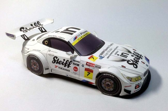 あなたの作りたいを刺激するペーパークラフト リンク データーベース Papercraft Link DataBASE: BMW Z4 GT3 ...