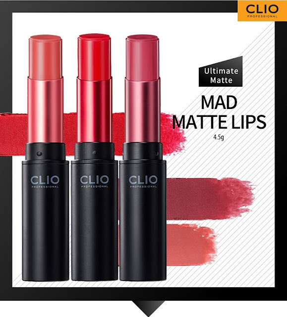 [Clio] Mad Matte lips #3 Red Supreme | Korean Beauty Dream