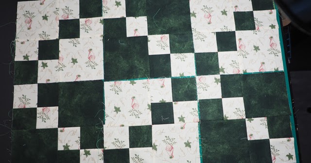 Threading My Way: Double Four Patch Quilt Block