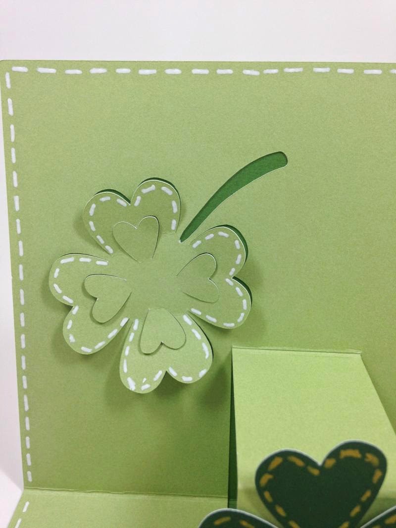 Courtney Lane Designs: Cricut Artfully Sent St. Patrick's day POP-UP card